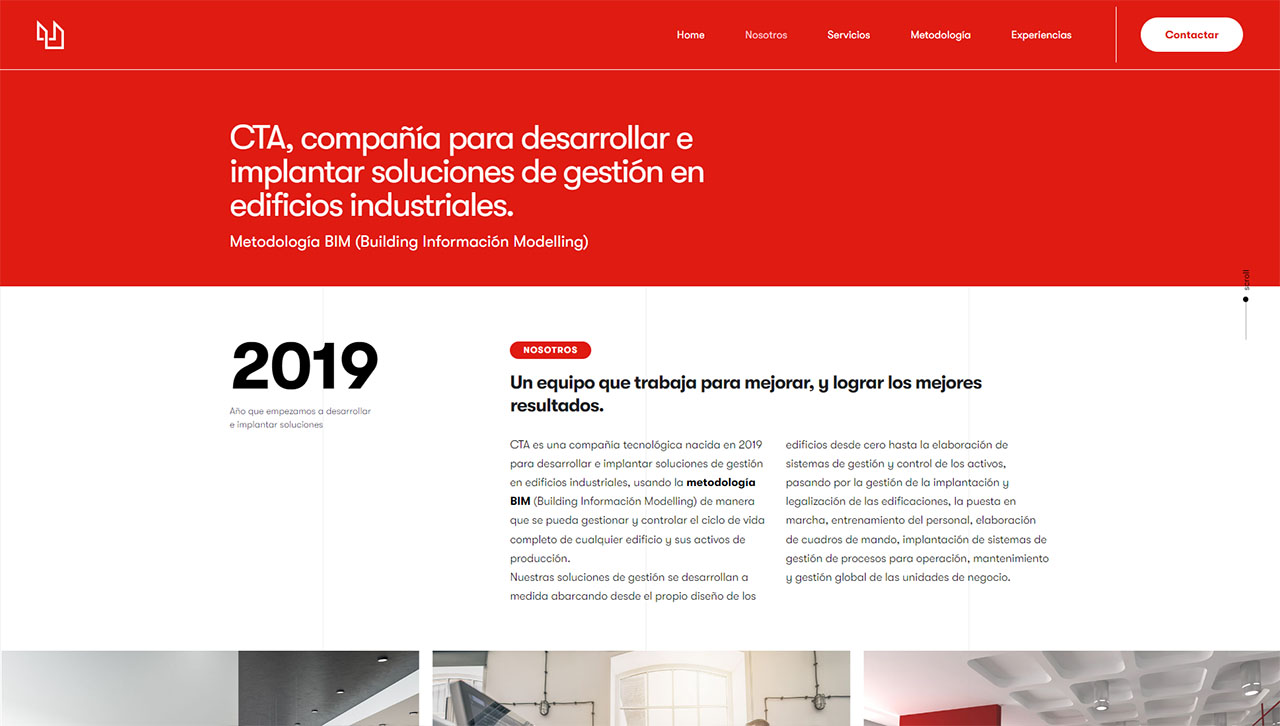 Página web para CTA Ingenieros | David Barroso | Diseño web y Marketing ...